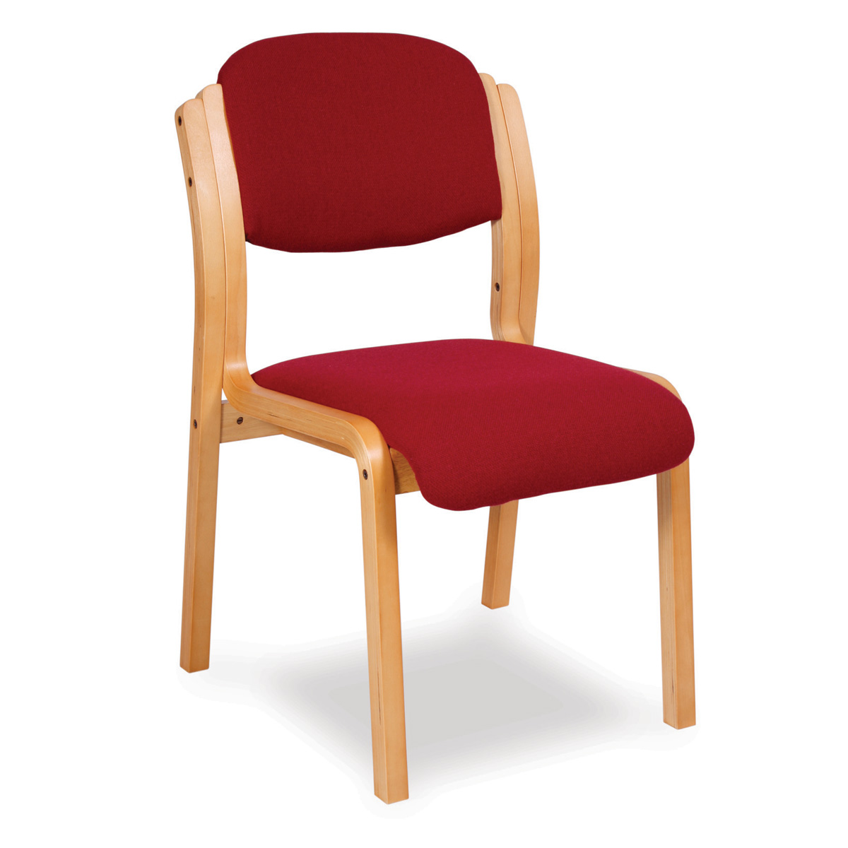 90W & 100W Wooden Frame Stacking Chair - Advanced Furniture